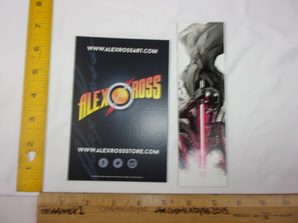 Star Wars Darth Vader Luke Skywalker Alex Ross art promotional card lot ...