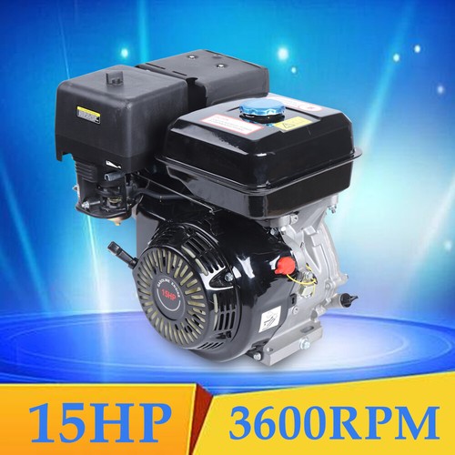4-Stroke 420cc 15HP OHV Horizontal Shaft Gas Engine Recoil Start Motor ...