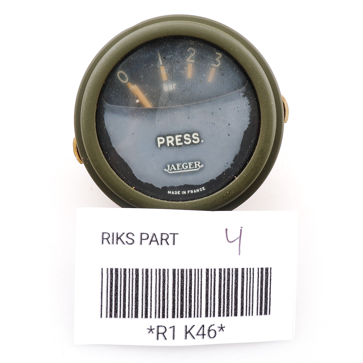 Jaeger Oil Pressure Gauge 0-3 NOS Made In France | eBay