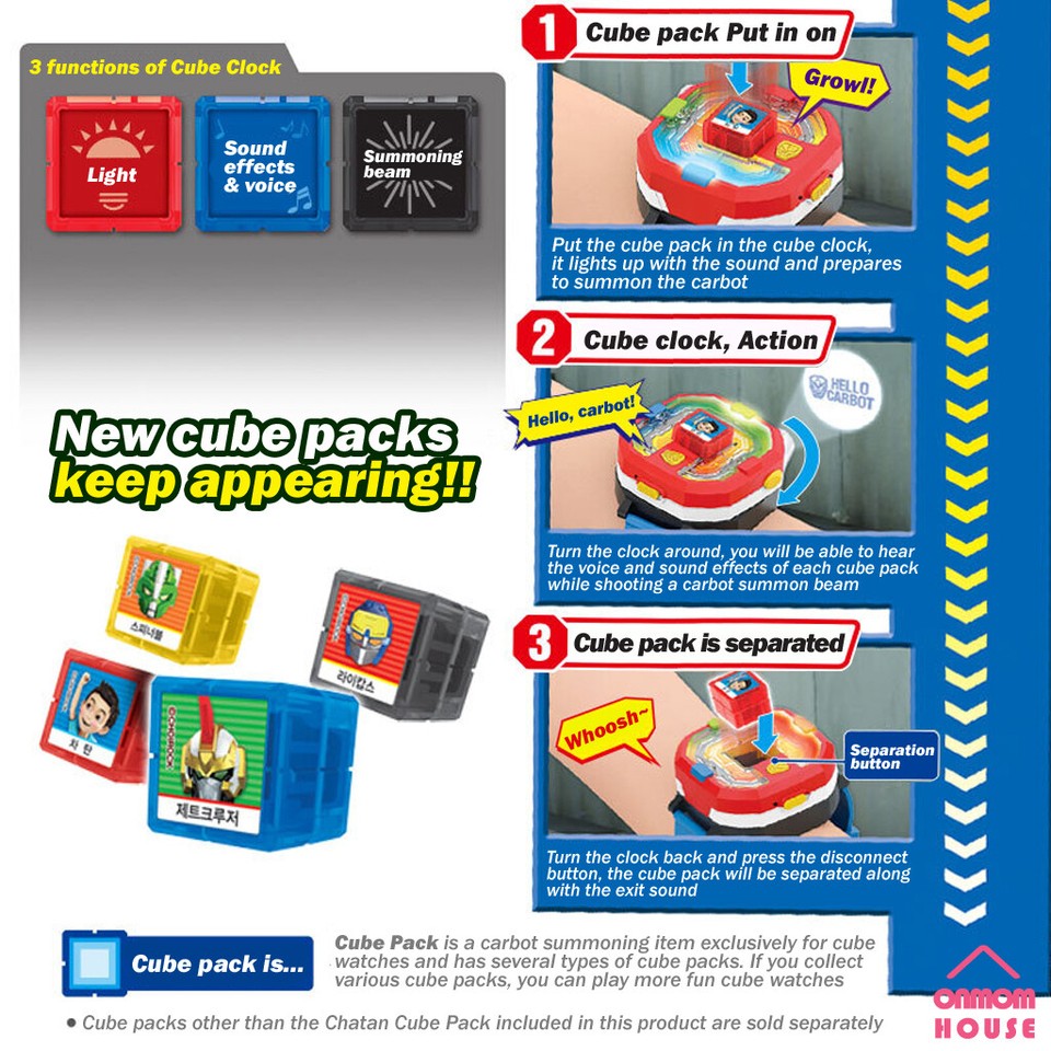 HELLO CARBOT CUBE WATCH Ver. 3 Wrist watch Including 1 Cube Pack | eBay