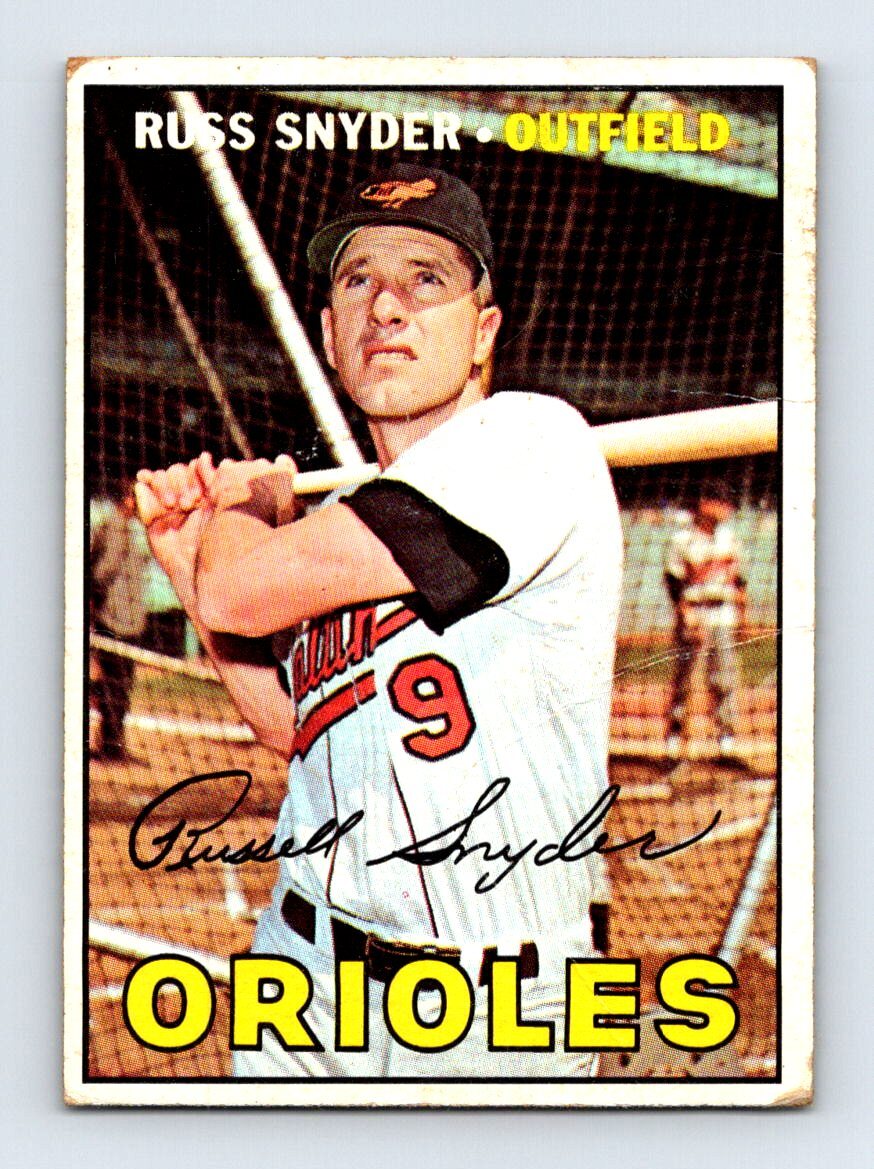 1967 Topps #405 Russ Snyder | eBay