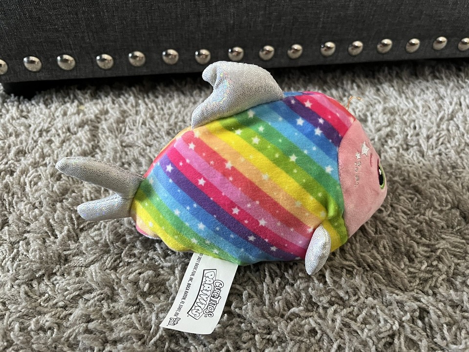 Cutetitos Partyitos RAINBOW FISH Plush 7" Bean Bag Stuffed Toy Fishito ...