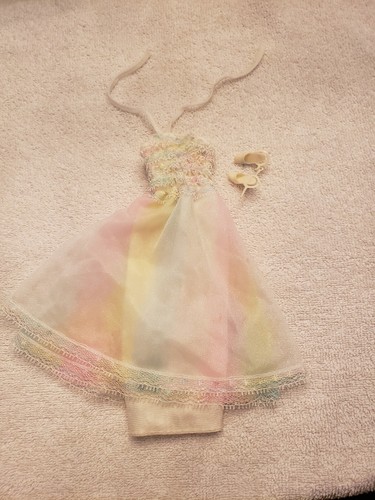 Mattel 1980's Barbie Happy Birthday Sun Dress Tube Top & shoes Vintage ...