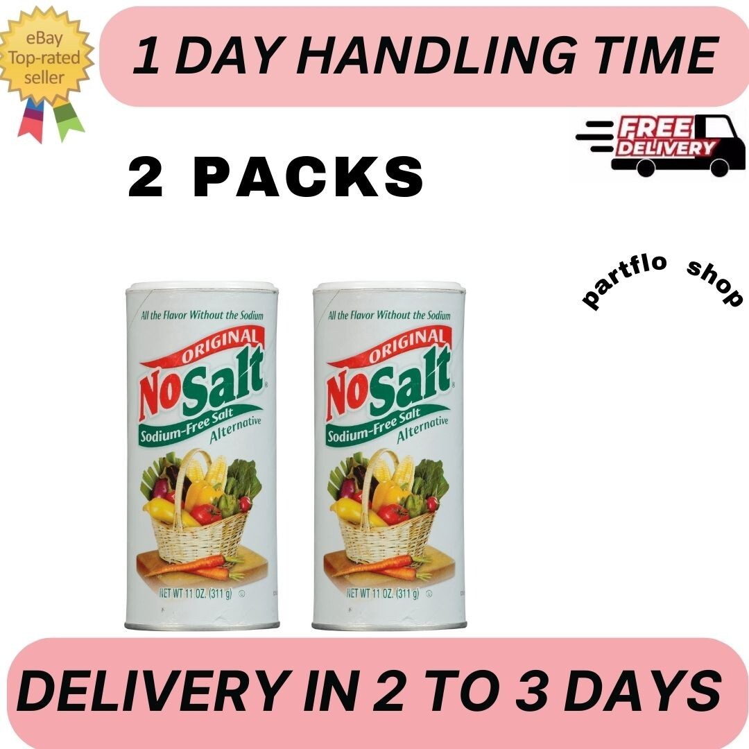 Natural Salt Substitute NoSalt Original Sodium Free Salt Alternative,