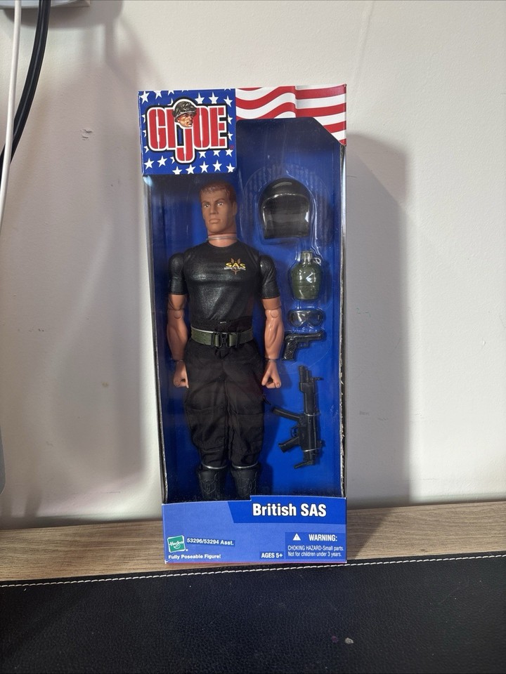 2002 Hasbro GI Joe 12" British SAS Action Figure - Factory Sealed | eBay