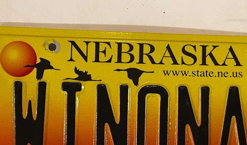 Vanity WINONA license plate Wynona Wynonna Winonna Ryder Judd Winnie ...