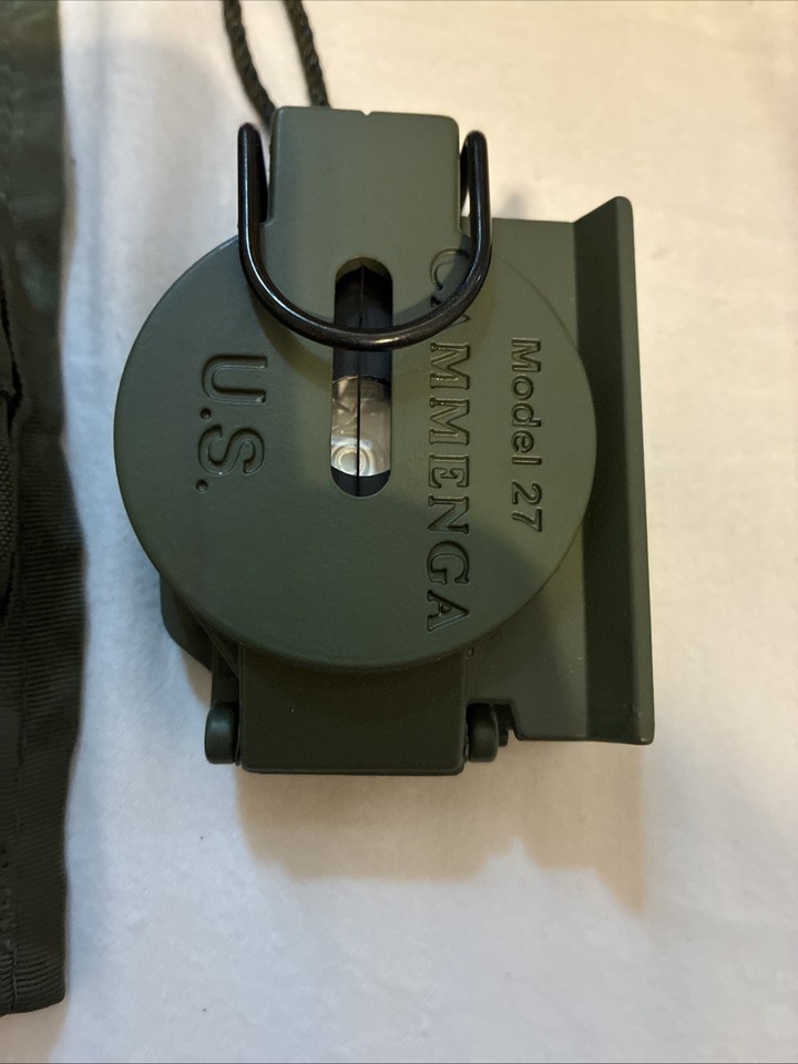 lensatic compass Cammenga USGI model 27 military compass and pouch | eBay