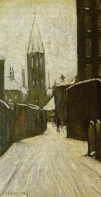 L.S. Lowry’s Winter In Pendlebury 1943 Stunning Hardback Print Never ...