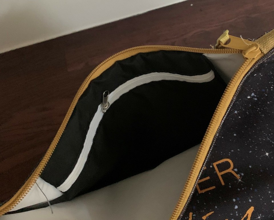 Morgan Home DREAM A LITTLE BIGGER Makeup/ Swimsuit Sack zip Beach ...