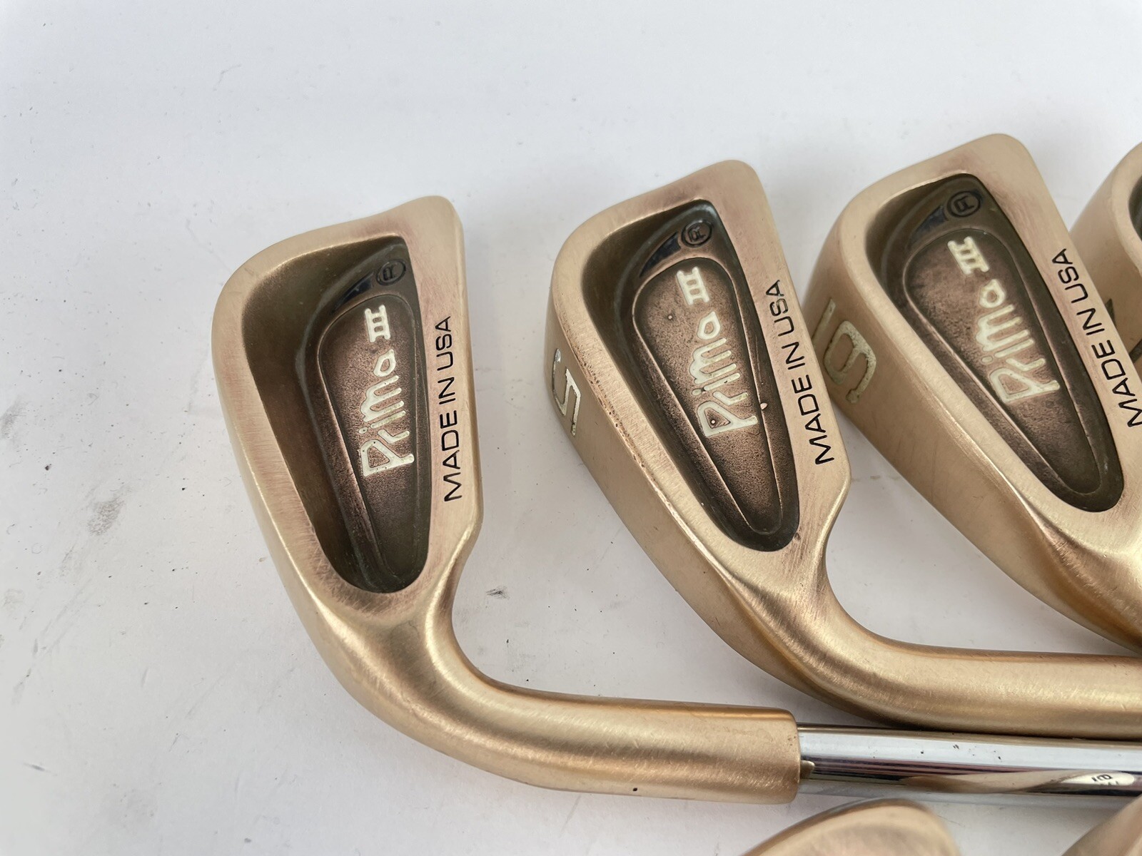 Prima III Golf Copper Irons Made In USA 4-PW Regular Steel /Left /New ...