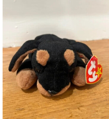 Ty Beanie Babies Doby the Doberman 1996 Original Beanie Baby Stuffed ...