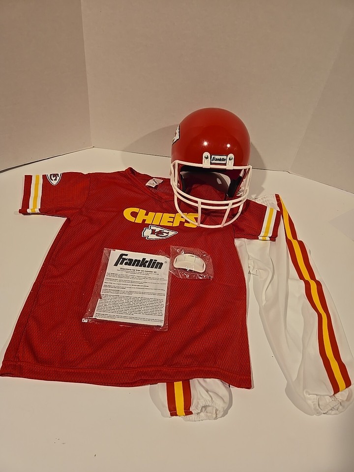 Kansas City Chiefs Kids NFL 5pc Deluxe Football Uniform Set Small ...