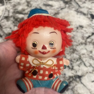 Raggedy Andy Ornament Plastic 3 3/4 Inch Vtg | eBay