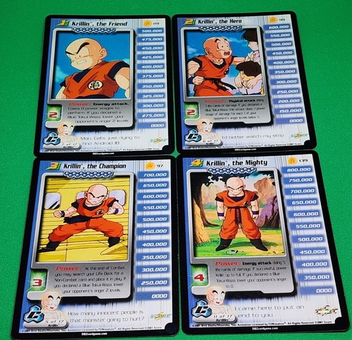 Krillin the Friend, the Hero, the Champion, the Mighty Set DBZ CCG Cell ...