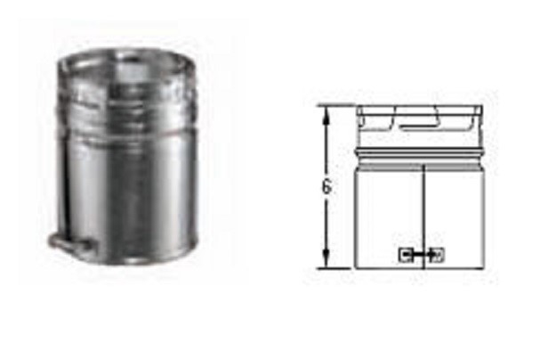 4BVAM M & G DuraVent Type B Gas Vent Male Adapter 4" Diameter | eBay