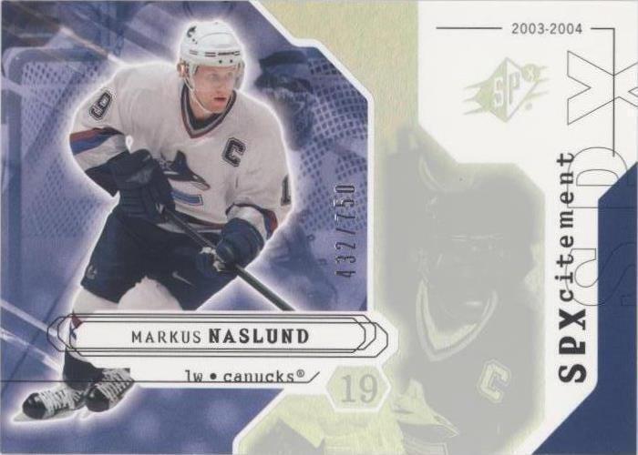 2003-04 SPx - SPXcitement Markus Naslund #152 /750 for sale online | eBay