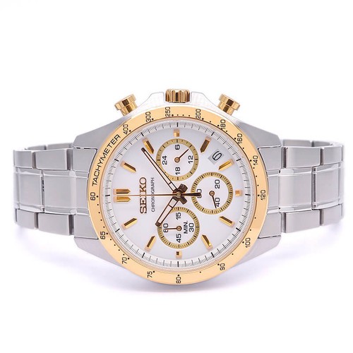 SEIKO SELECTION SBTR024 Chronograph Stainless Steel Quartz Watch Men's | eBay