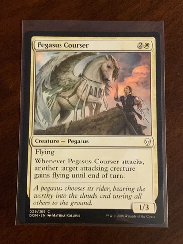 Magic the Gathering Dominaria Pegasus Courser | eBay