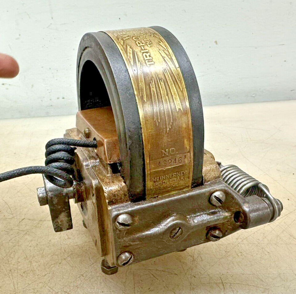 WEBSTER K BRASS BODY MAGNETO Hit Miss GAS ENGINE Old MAG 46246 Hot Hot ...