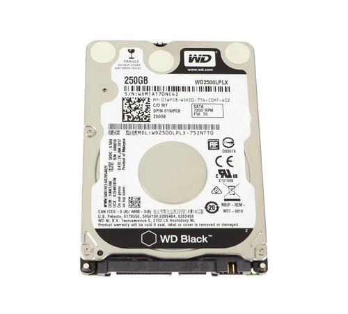 Hard Drive Dell 1WPC8 250 GB 2.5 Inches Hard Drive for Latitude 3570 ...