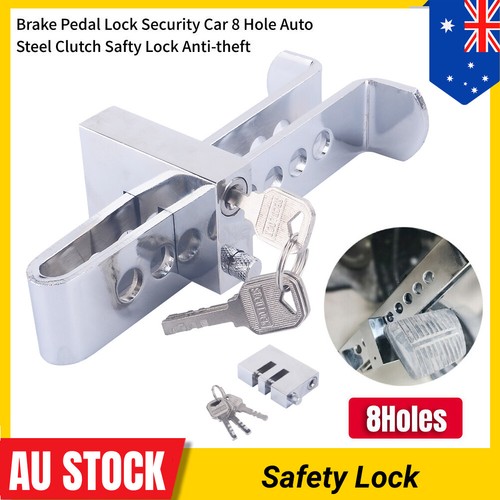 Anti-Theft Brake Pedal Lock Auto Heavy Duty Steel Security Trunk ...