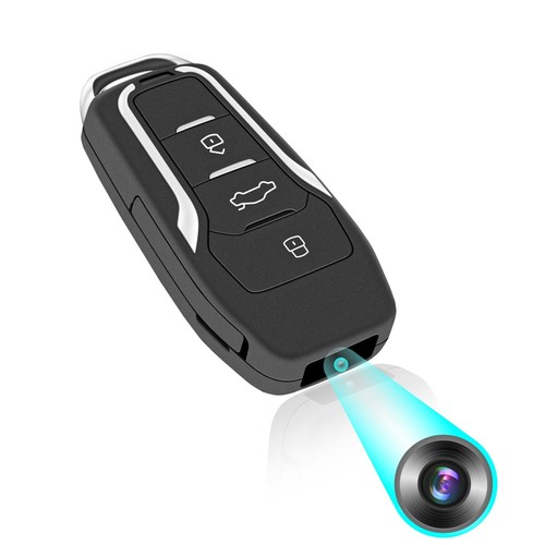 Camera Car Key Fob Motion Activated Keyring Portable Device Small Mini ...