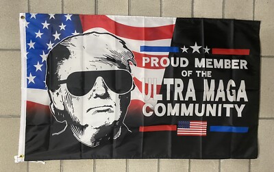 Donald Trump Flag FREE SHIP ULTRA MAGA Vote Republican Save America ...