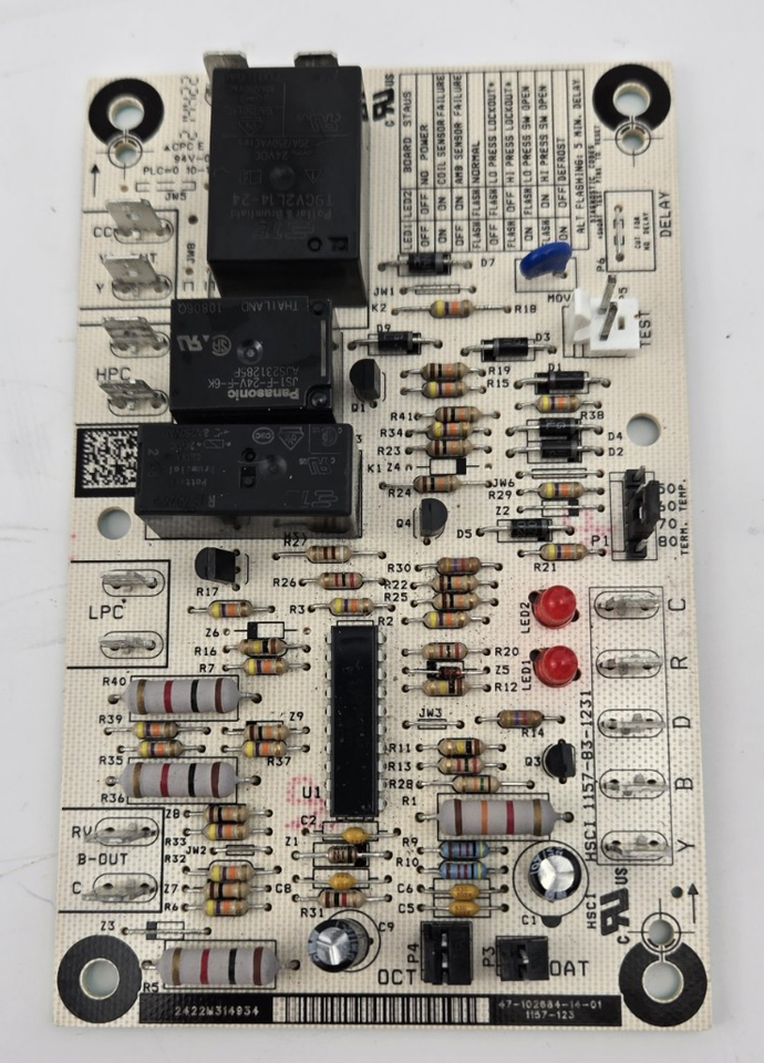 Rheem Defrost Control Board 47-102664-14-01 w/Sensors | eBay