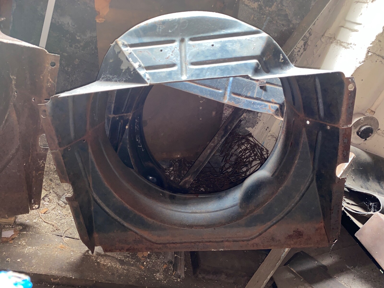 Studebaker radiator fan shroud; marked for GT. Item: 23548 | eBay