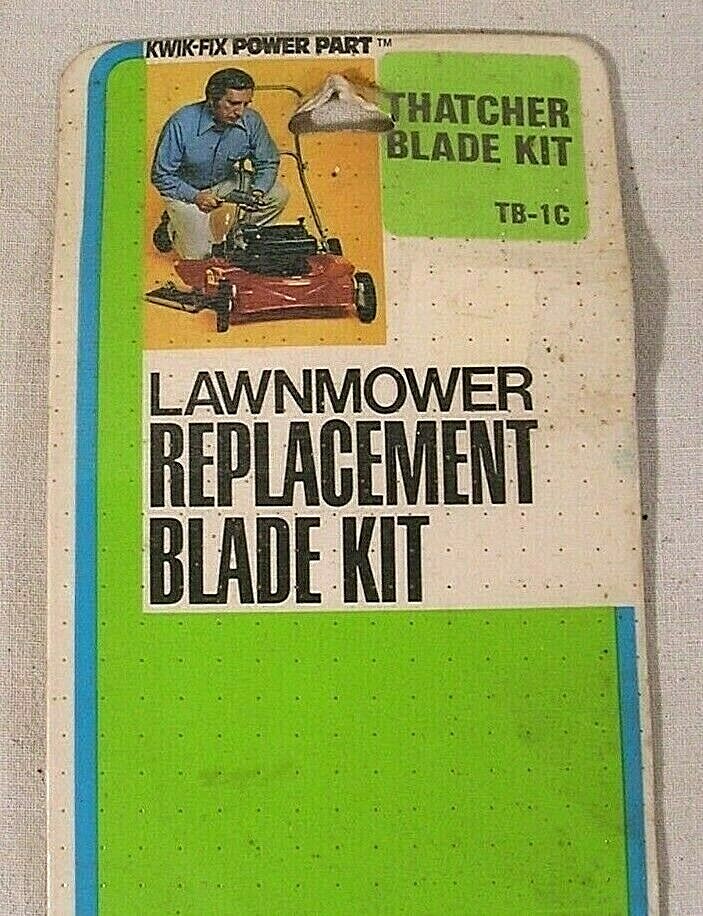 Thatcher Blade Kit by Power Lawnmower Parts,Inc.,TB-1C,NOS,Lawnmower ...