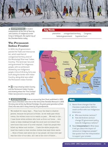 America 1840-1895 Expansion and Consolidation Student Book Oxford AQA ...