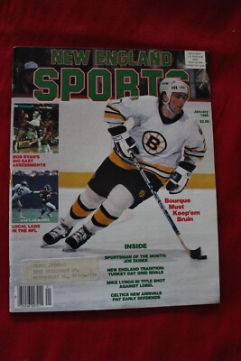 New England Sports Magazine Jan 1986-Bill Walton&Bourque-Celtics ...