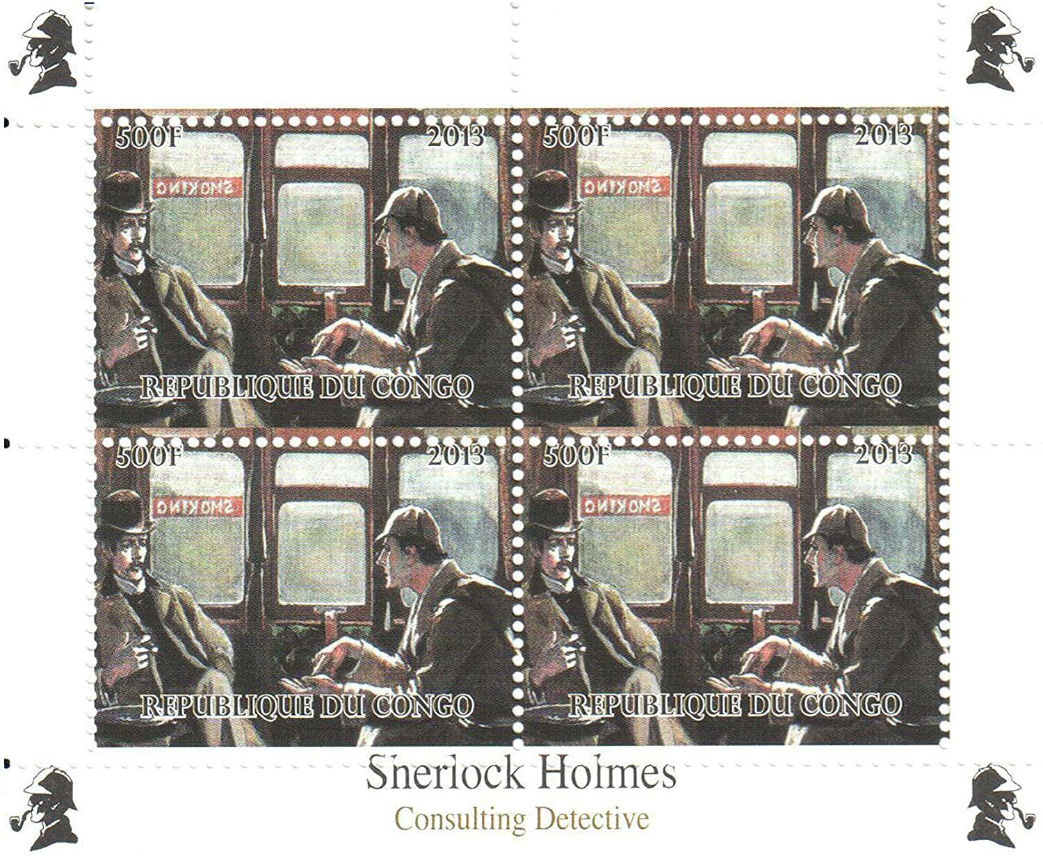 SHERLOCK HOLMES 2013 MNH STAMP SHEETLET | eBay