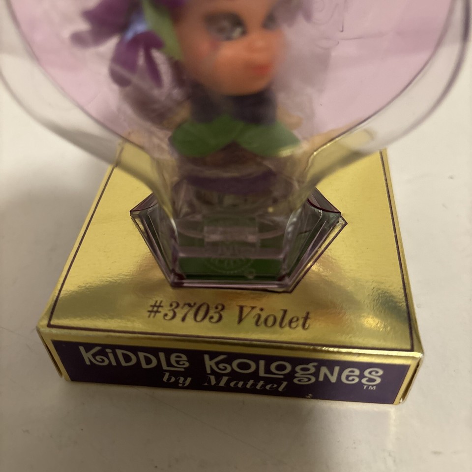 Vintage Mattel LIDDLE KIDDLE #3703 VIOLET Kiddle Kologne Doll Boxed ...