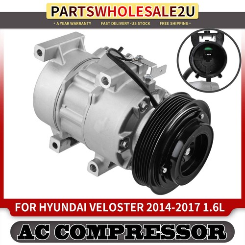 A/C Compressor with Clutch for Hyundai Veloster 2014 2015 2016 2017 ...