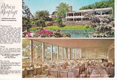 Patricia Murphy's Candlelite Restaurant Yonkers, New York Posted | eBay