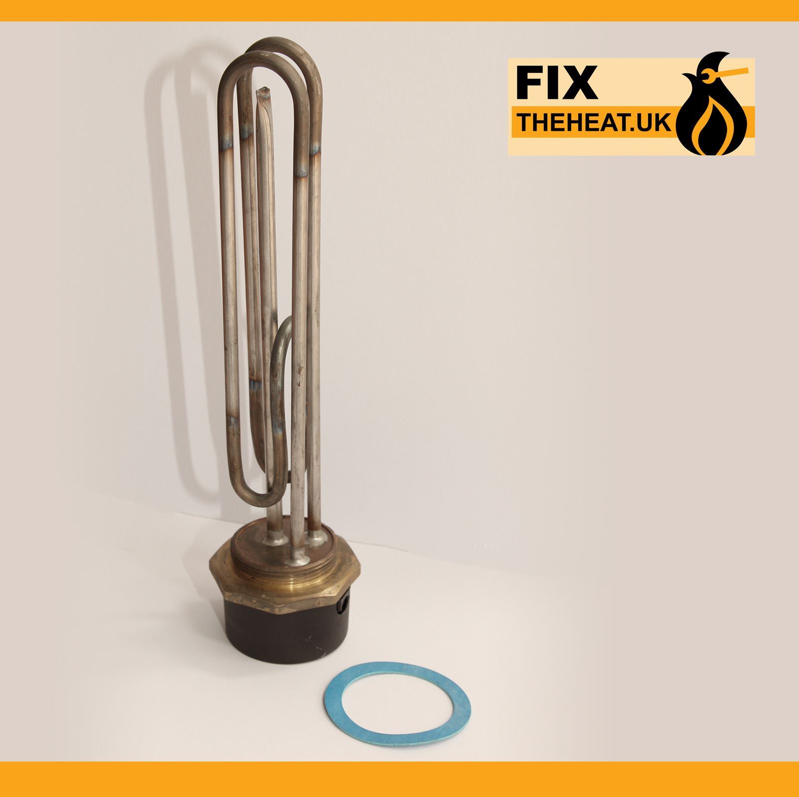 Tesla TIH646 14″ Double Incoloy Immersion Heater 2.1/4″ Boss 3kW 11 ...