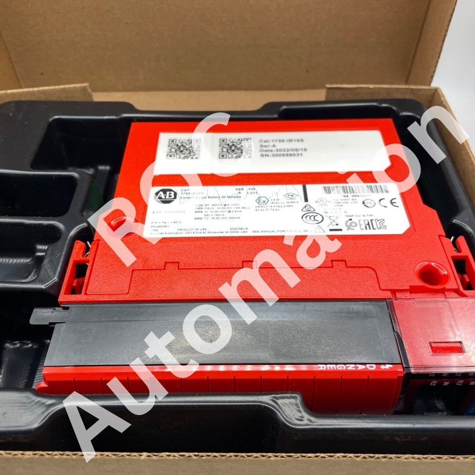New Allen Bradley 1756-IB16S /A ControlLogix 16-Ch Safety Input Module ...