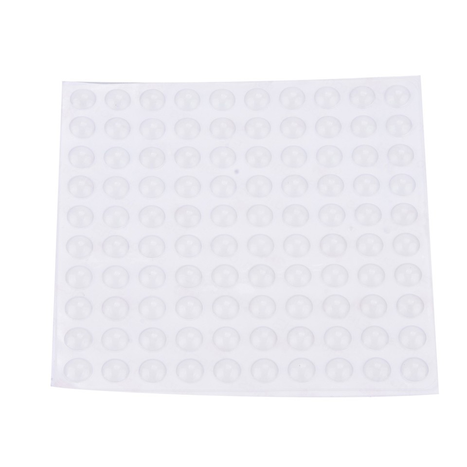 100Pcs Anti-Collision Silicone Balls Feet Bumpons For Glass Furniture ...