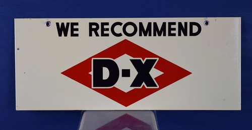 DX Double Sided Porcelain Sign DX Motor Oil N.O.S. | eBay