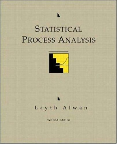 Statistical Process Analysis Hardcover Layth C. Alwan 9780256119398| eBay