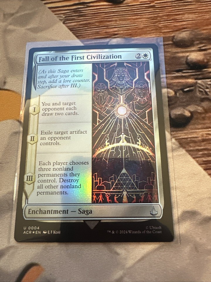 MTG Fall Of The First Civilization X2! 1X Foil And 1X Regular Uncommon ...