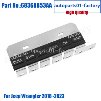 68368853AA New Main Fuse Block for Jeep Wrangler 2018 -2023 | eBay