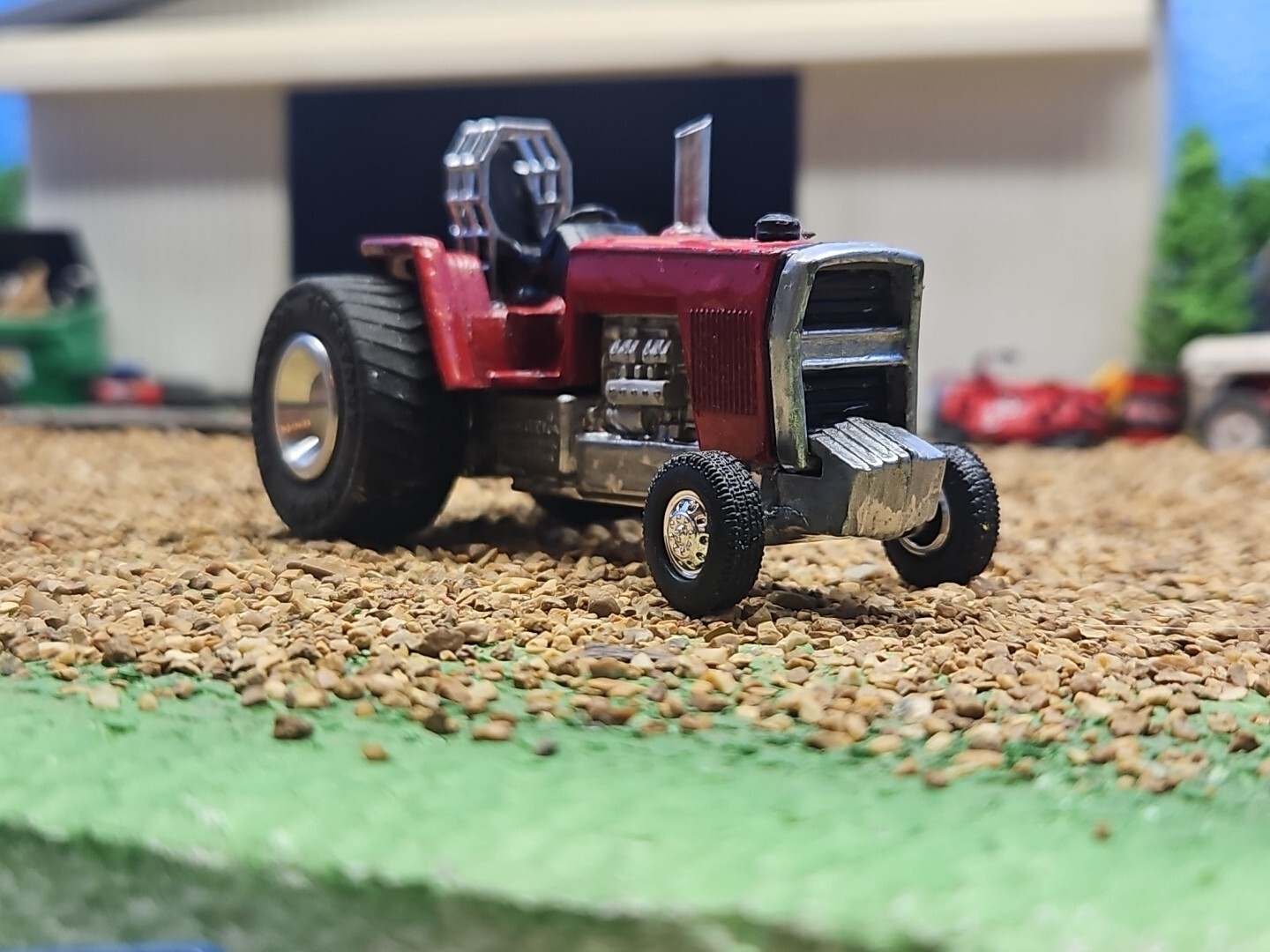 Custom Built MASSEY FERGUSON 1:64 TRACTOR PULLER PRO HOT ROD PULLING ...