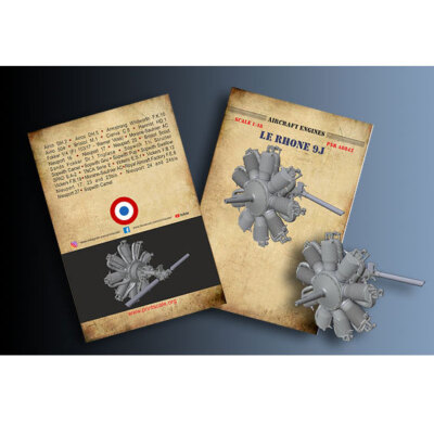 Print Scale 1/48 Le Rhone 9J Rotary Aircraft Engine | eBay