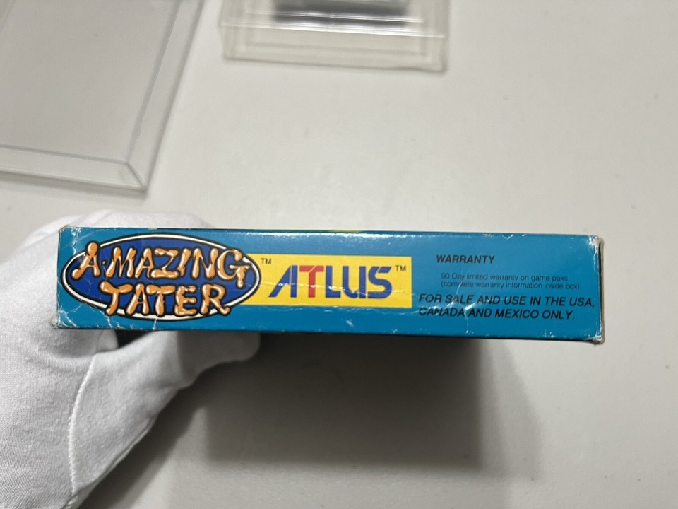 Amazing Tater BOX & GAME Nintendo Game Boy VERY RARE Authentic Near ...