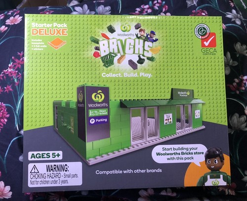 Woolworths Bricks DELUXE STARTER PACK - Lego Compatible Collectable NEW ...