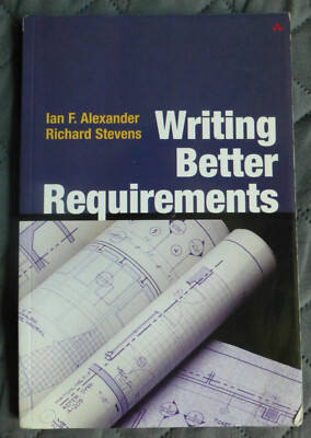 WRITING BETTER REQUIREMENTS ISBN: 9780321131638 by Ian Alexander ...