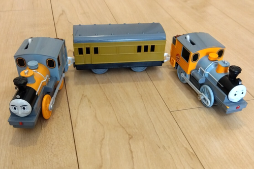 Used Thomas & Friends TOMY Plarail Bash & Dash Train Set | eBay