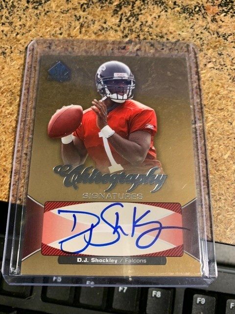 2006 UD SP CHIROGRAPHY SIGNATURES D.J. SHOCKLEY AUTOGRAPH | eBay